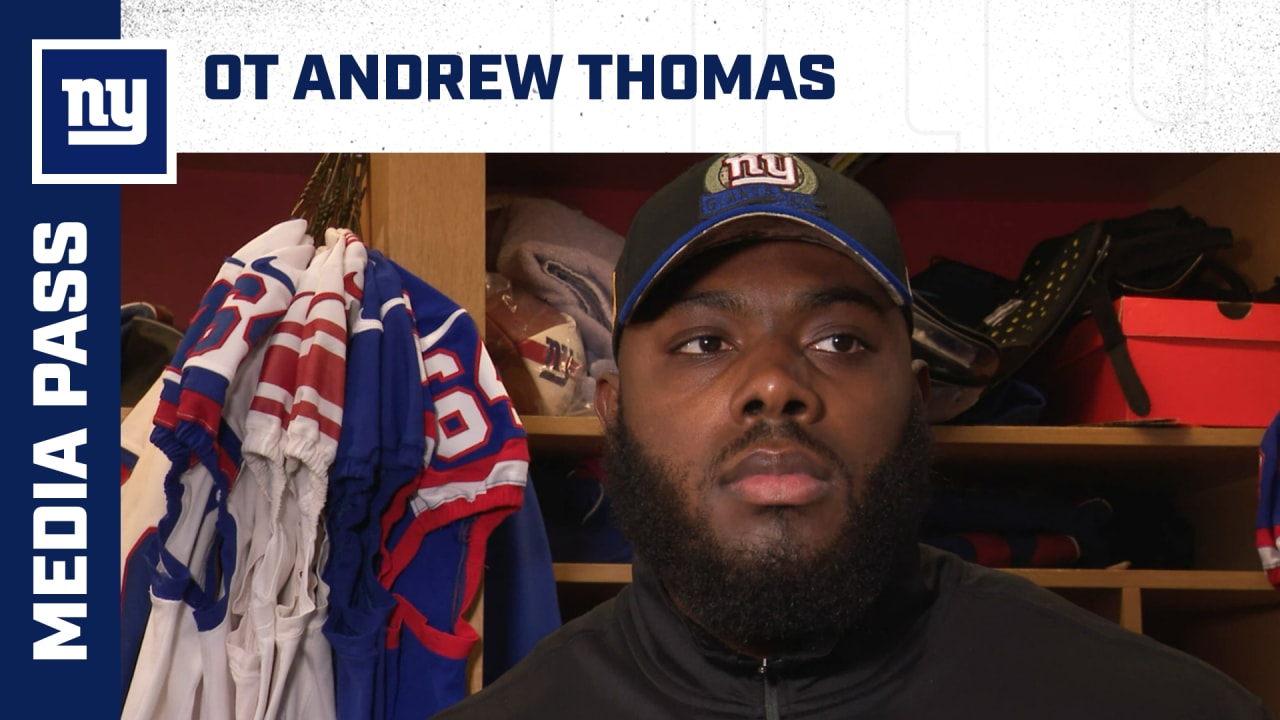 OT Andrew Thomas reflects on 3rd NFL season