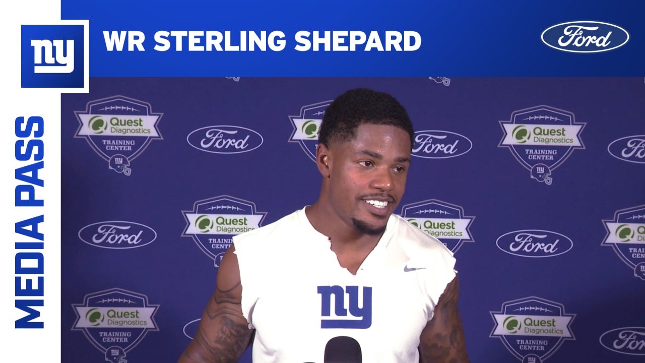 WR Sterling Shepard: 'It's a blessing to be back'