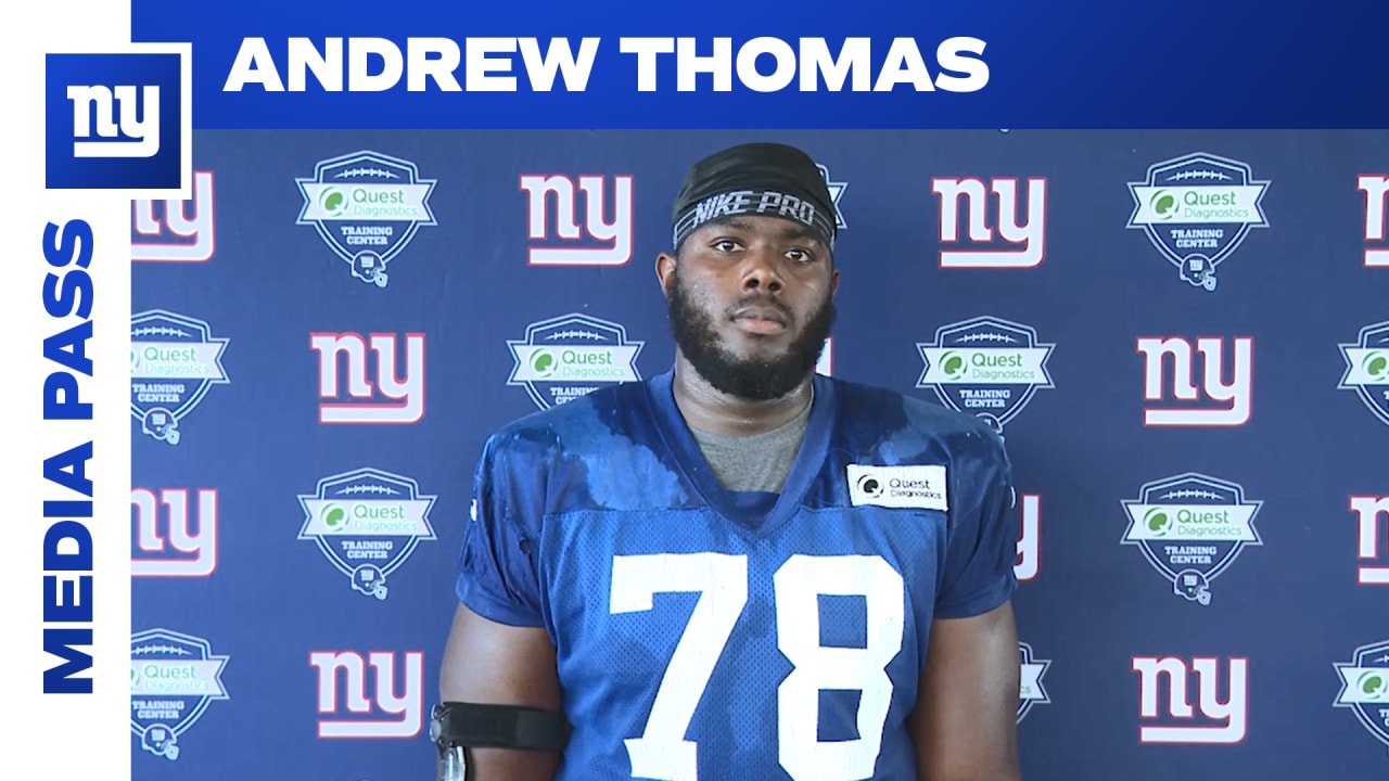 OT Andrew Thomas on preparing for the Broncos
