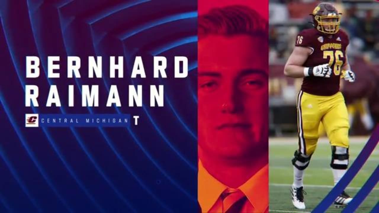Central Michigan OL Bernhard Raimann 2022 NFL Scouting Combine workout