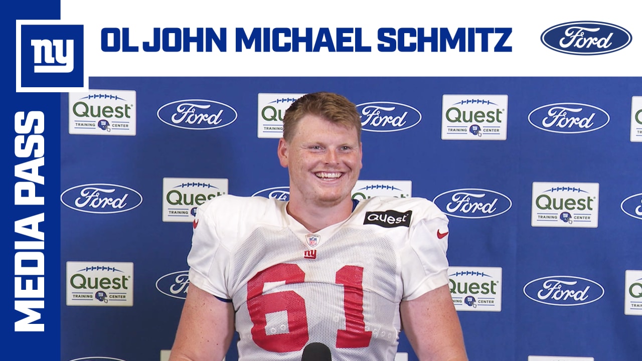 OL John Michael Schmitz on practicing against Dexter Lawrence