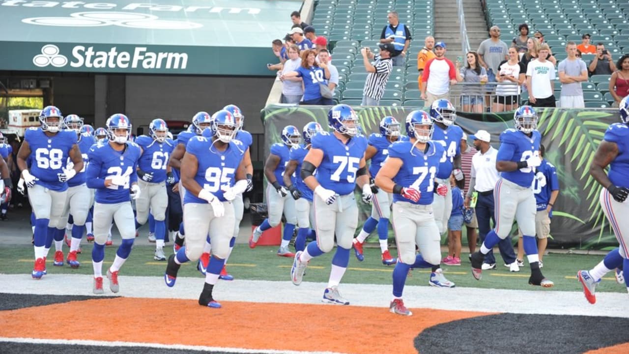 Giants vs. Bengals Warmup Photos