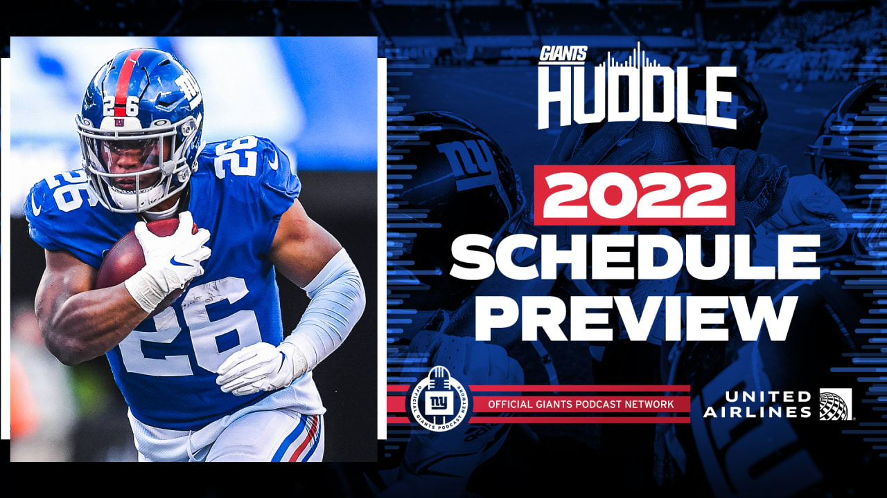 Giants Huddle | Schedule Preview
