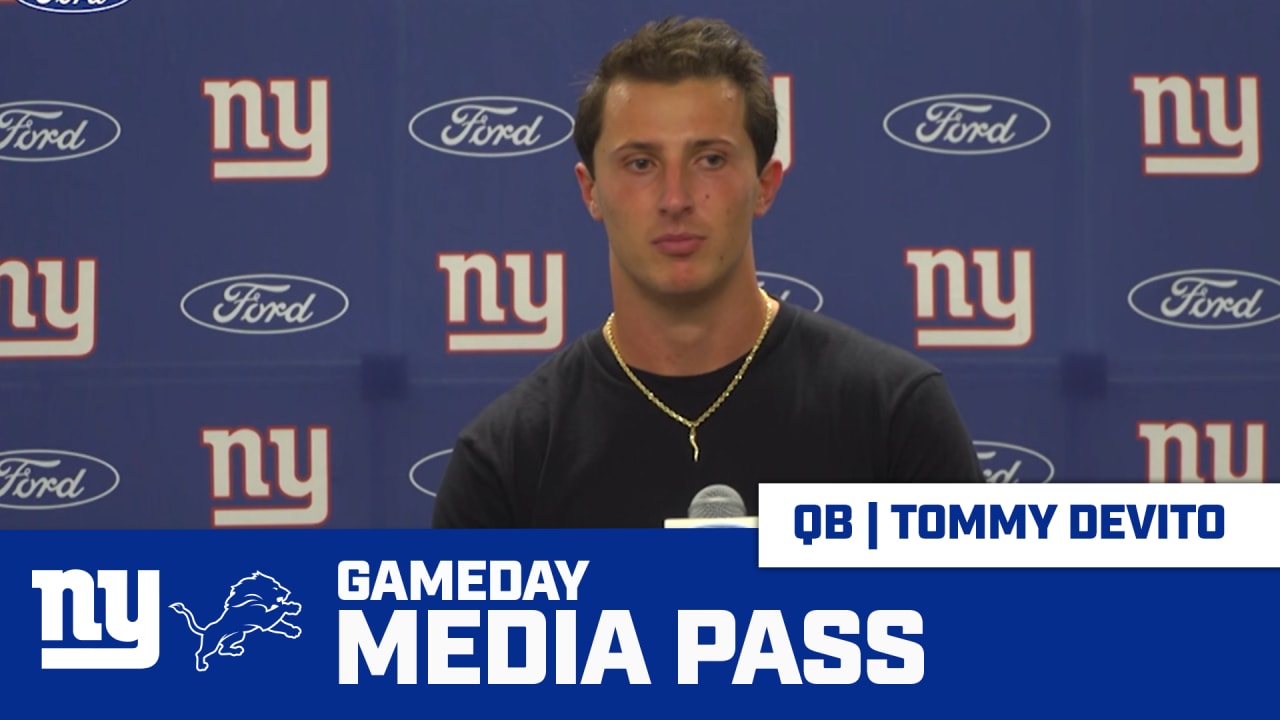 QB Tommy DeVito on advice from Daniel Jones, Tyrod Taylor