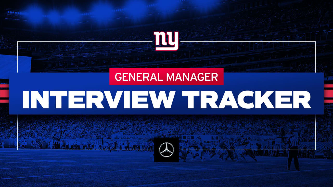 New York Giants General Manager Interview Tracker