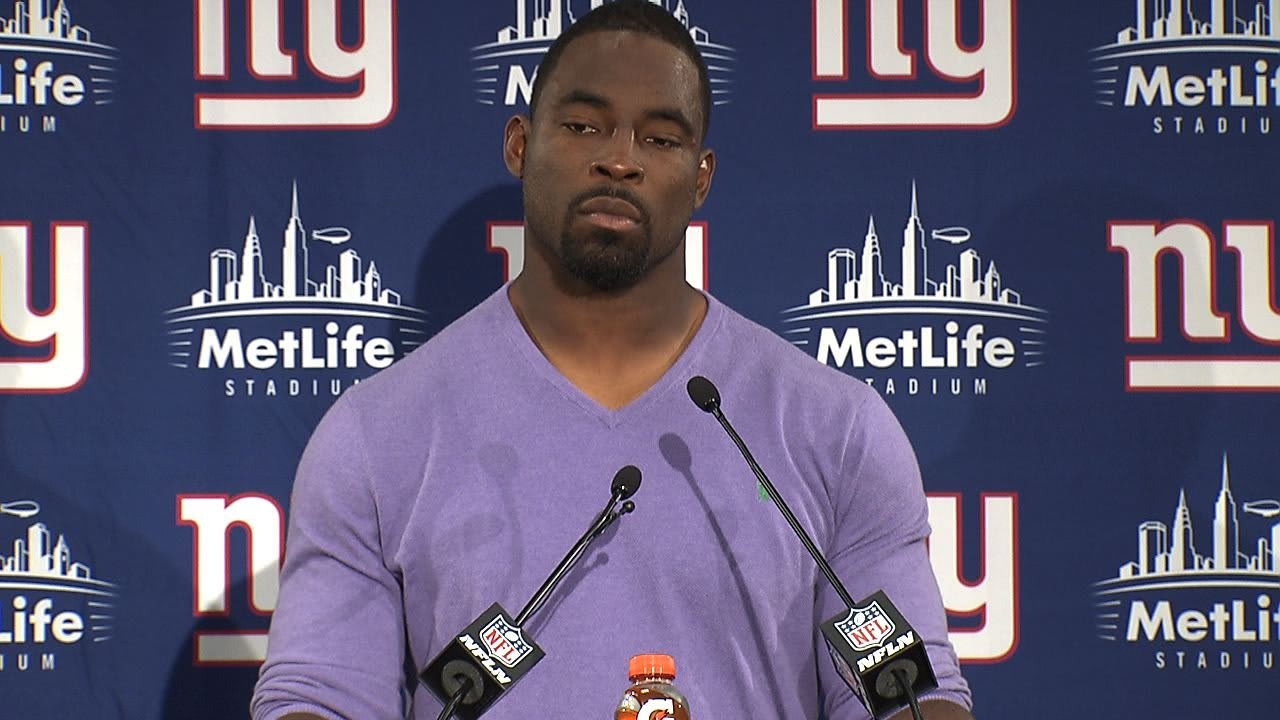 DE Justin Tuck on getting first sack and first win