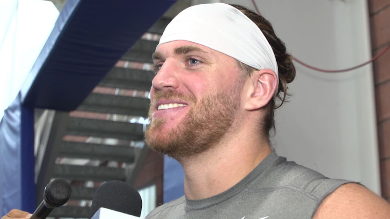 LB Jake Carlock on reaction to his Pick-Six vs. the Jets