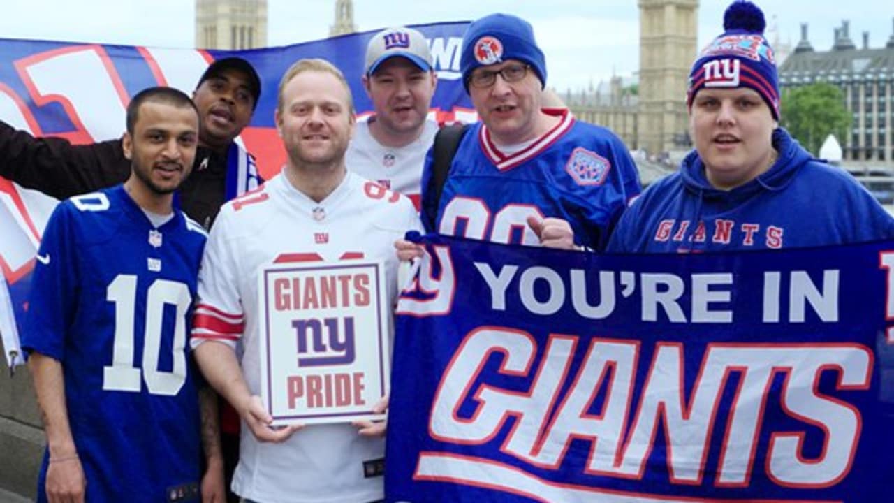 Big Blue fans show Giants Pride in London