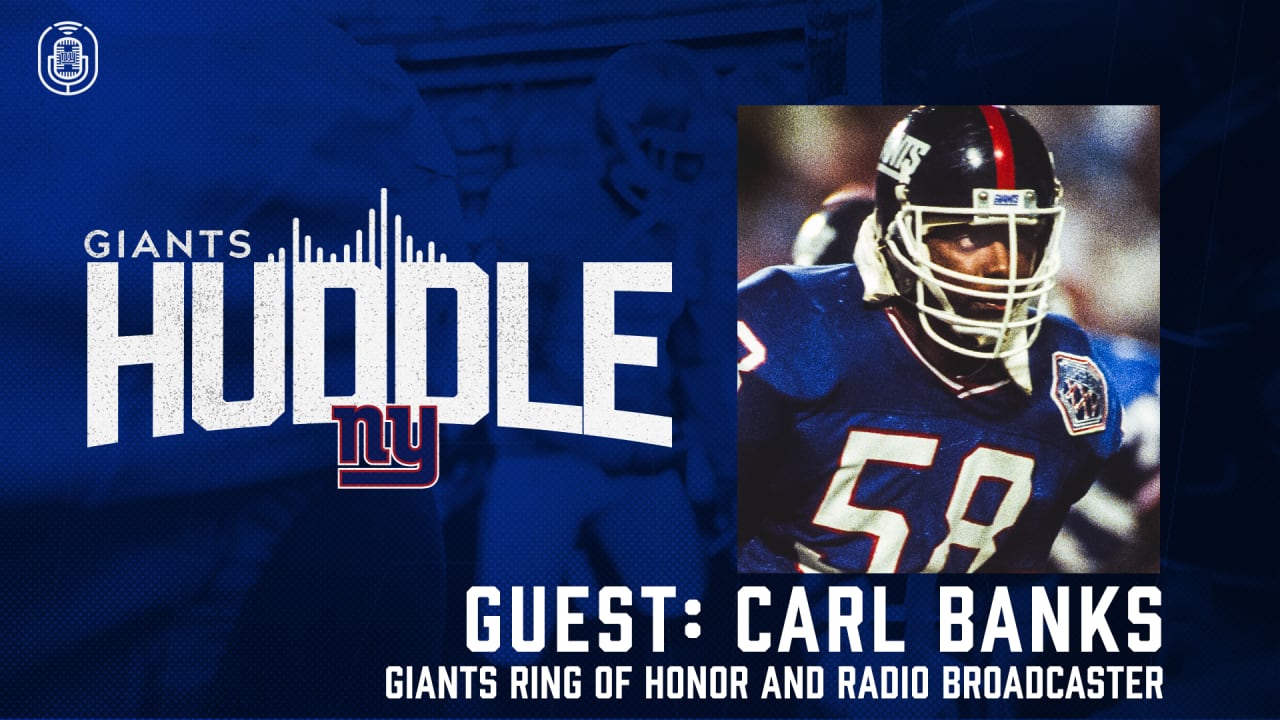 Giants Huddle | Carl Banks