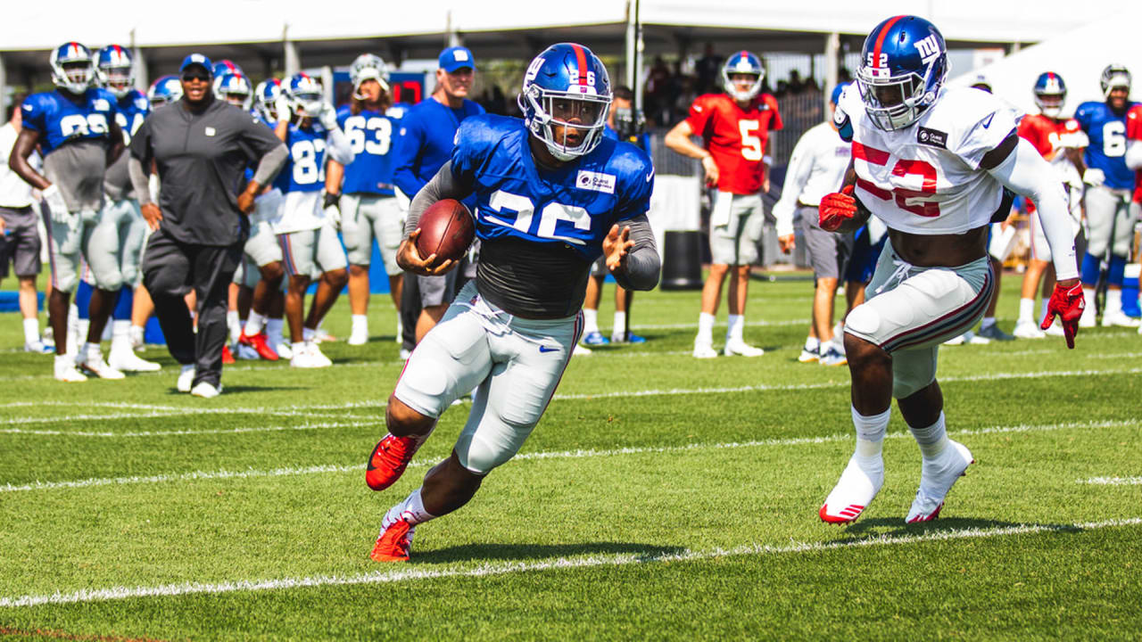 Saquon Barkley Rejoins Giants Practice