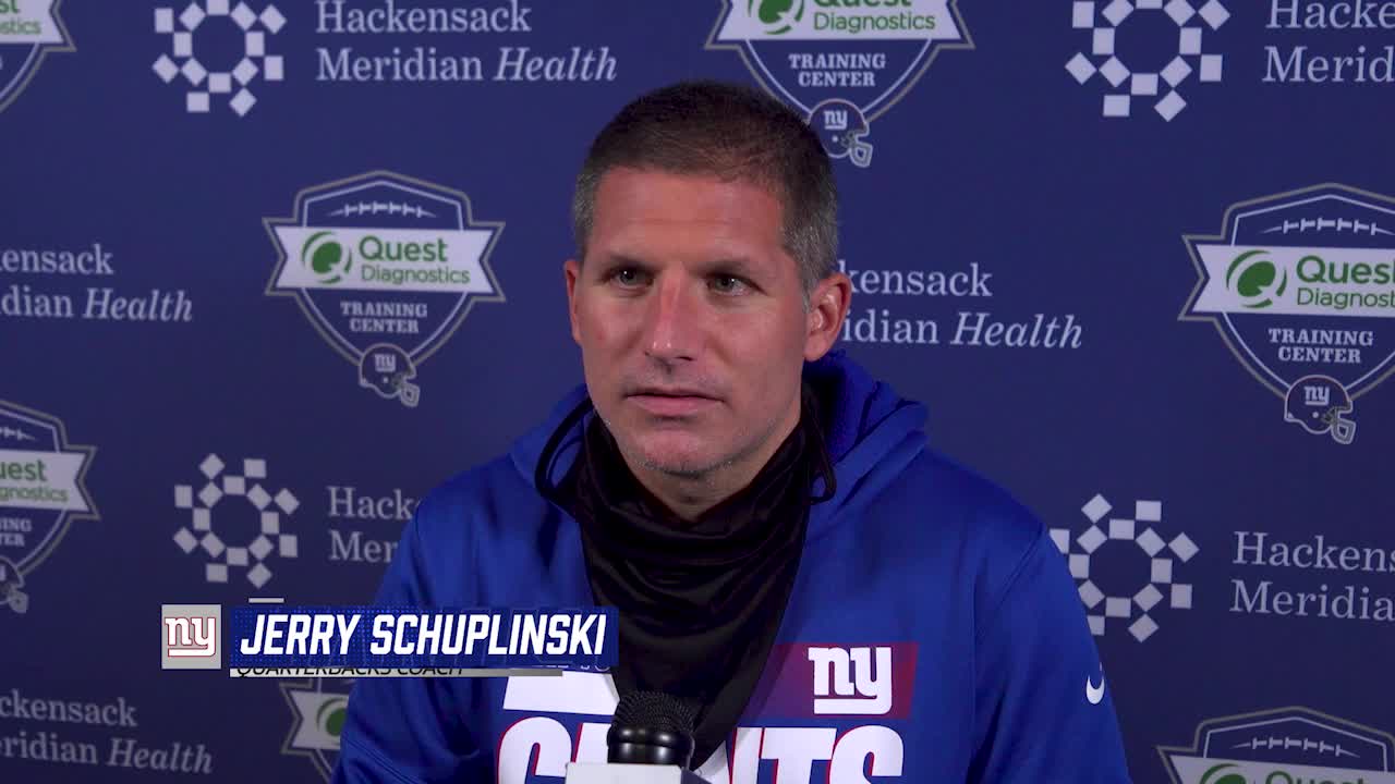 QB Coach Jerry Schuplinski on Daniel Jones' development