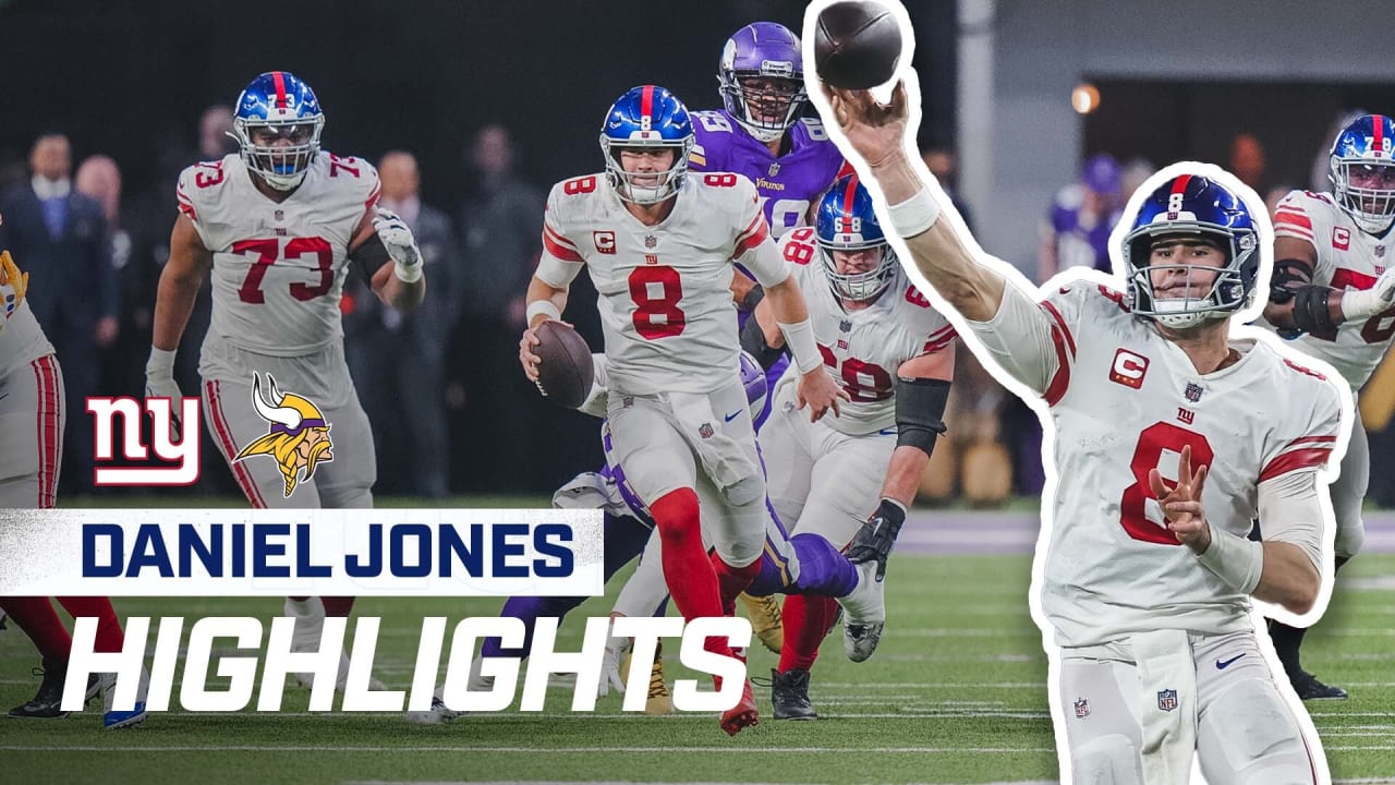 Best of Daniel Jones from Wild Card victory over Vikings