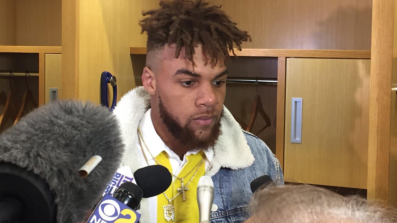 WR Roger Lewis Jr. on his crucial catch