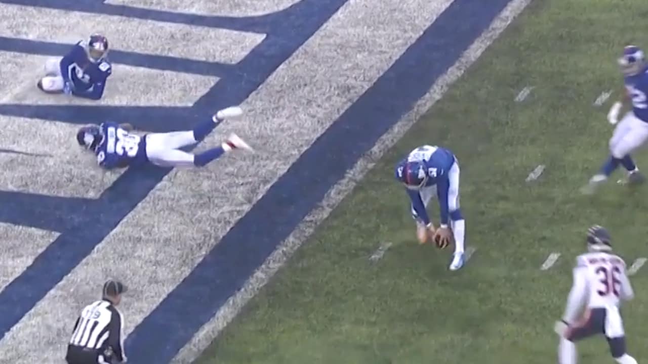 Giants special teams' tip drill downs ball inside 1-yard line