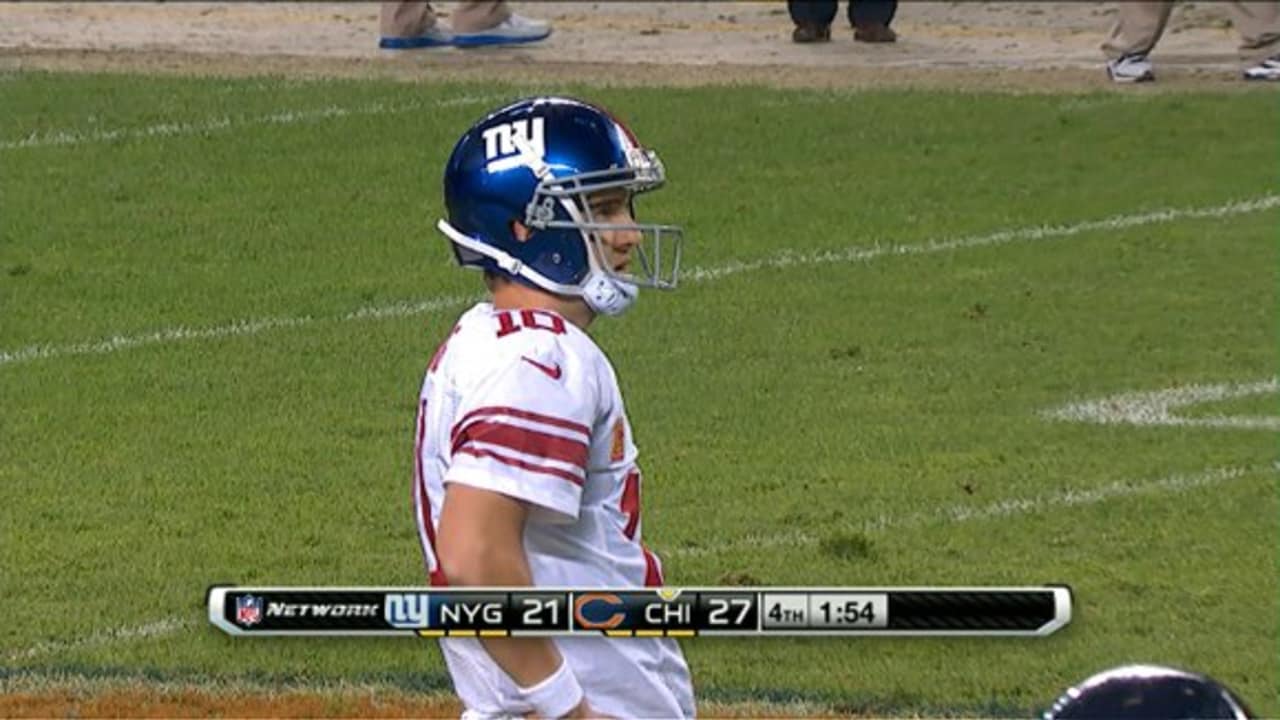 Eli Manning's third interception