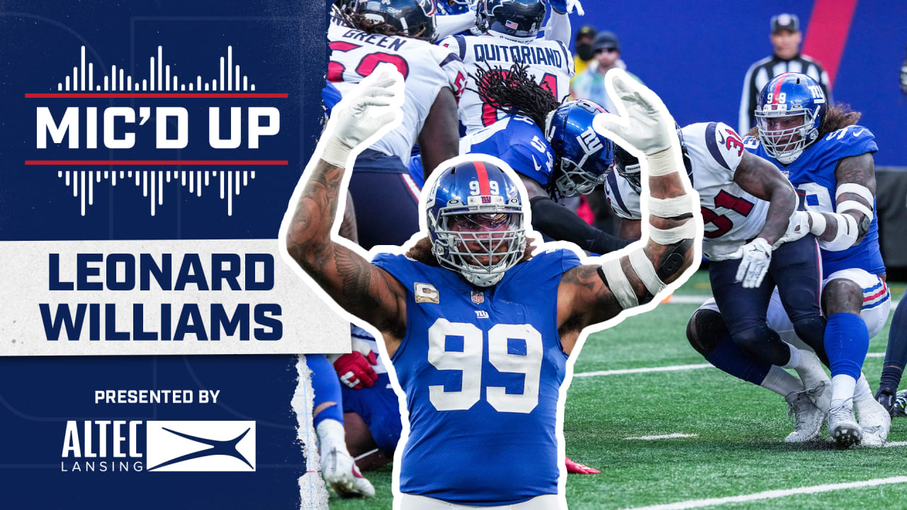 Leonard Williams MIC'D UP: 'Turn up today!!'