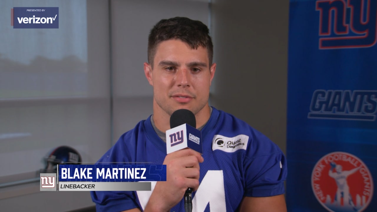 Giants Insider: LB Blake Martinez on his Big Blue debut Giants Insider: LB Blake Martinez on his Big Blue debut