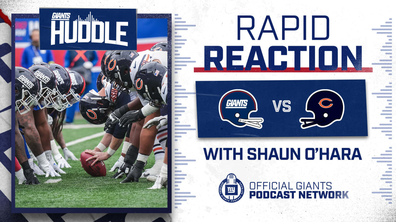 Giants Huddle | Bears Rapid Reaction