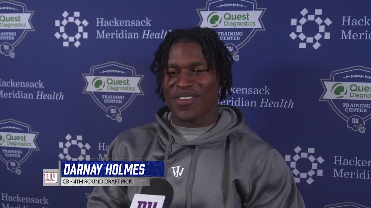 CB Darnay Holmes: 'Just go out there and compete to the fullest'