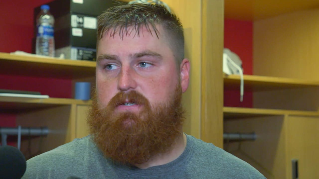 Tackle Mike Remmers on keys against Dallas defense