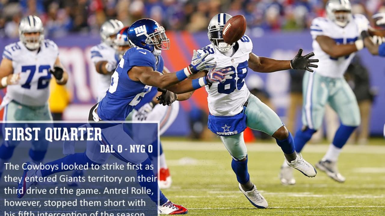 Photo Timeline: Giants vs. Cowboys
