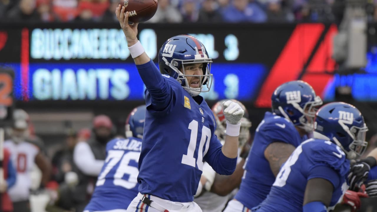 Watch every throw from Eli Manning's near-perfect day