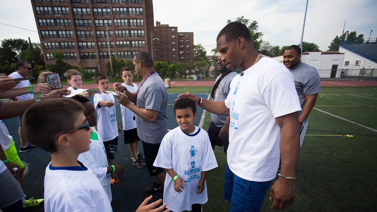 Photos: Victor Cruz Father's Day Camp