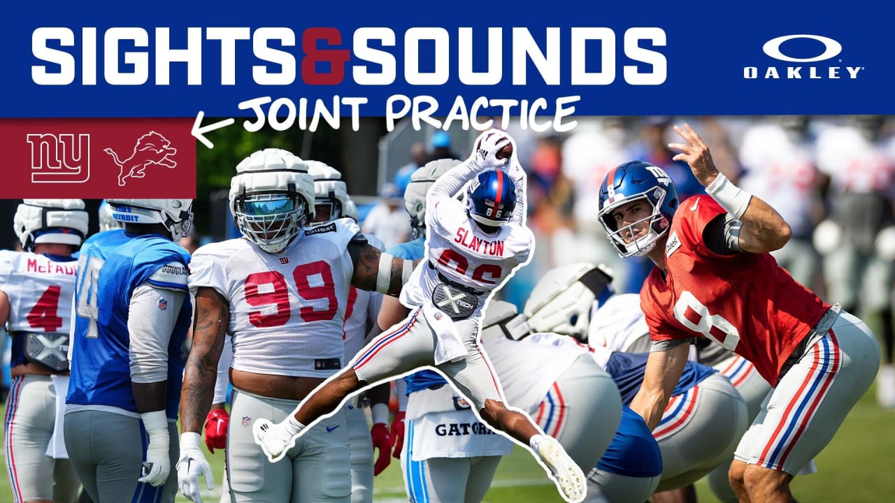Sights & Sounds: Behind the scenes of Giants-Lions joint practices