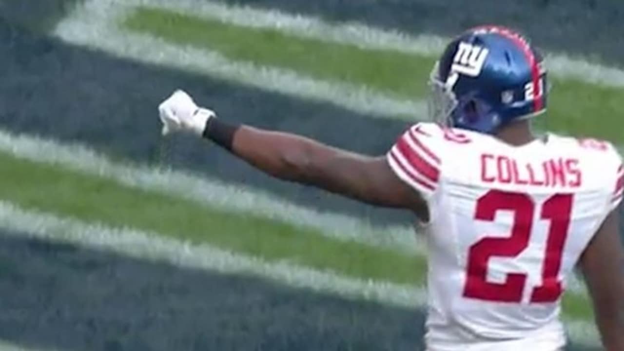 German announcers call Landon Collins 44-yard interception return