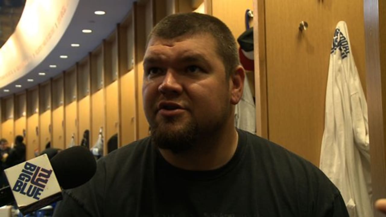 Center David Baas on staying healthy