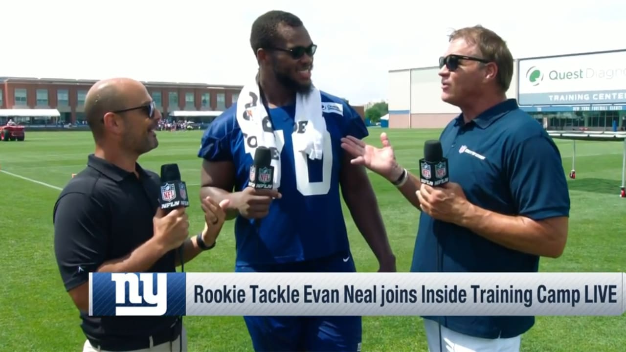 Rookie OT Evan Neal: 'I'm going to let my play speak for itself'