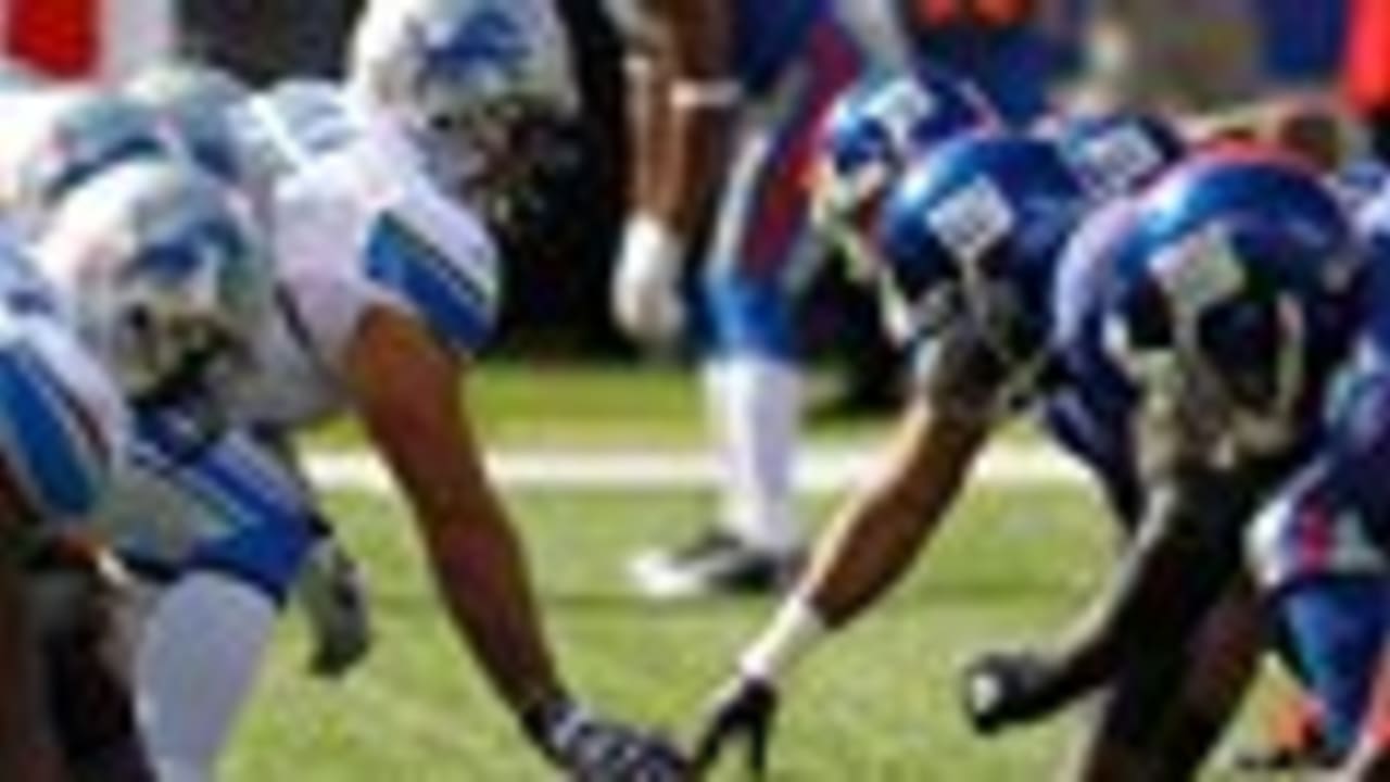 Giants vs. Lions Preview Report