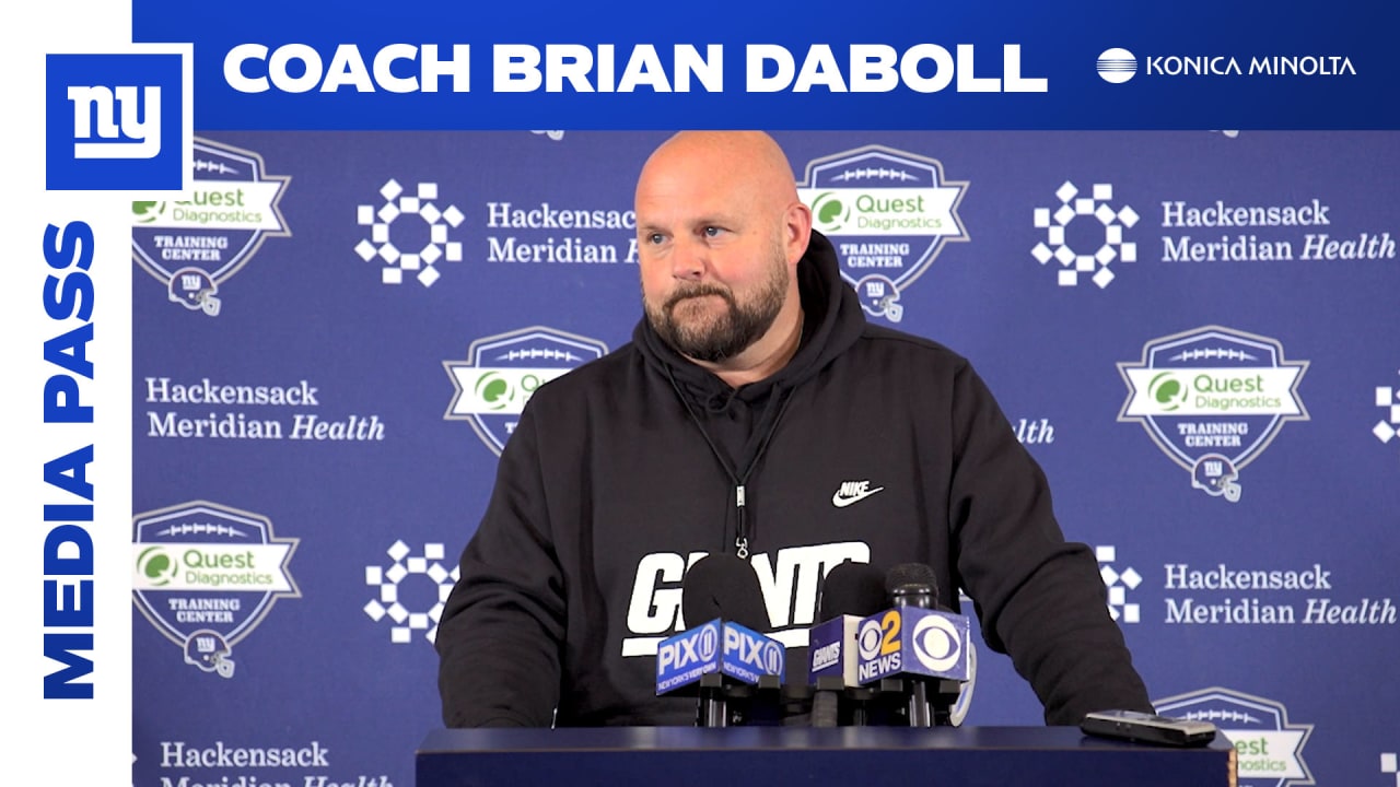 Coach Brian Daboll: 'Work hard & improve each day'