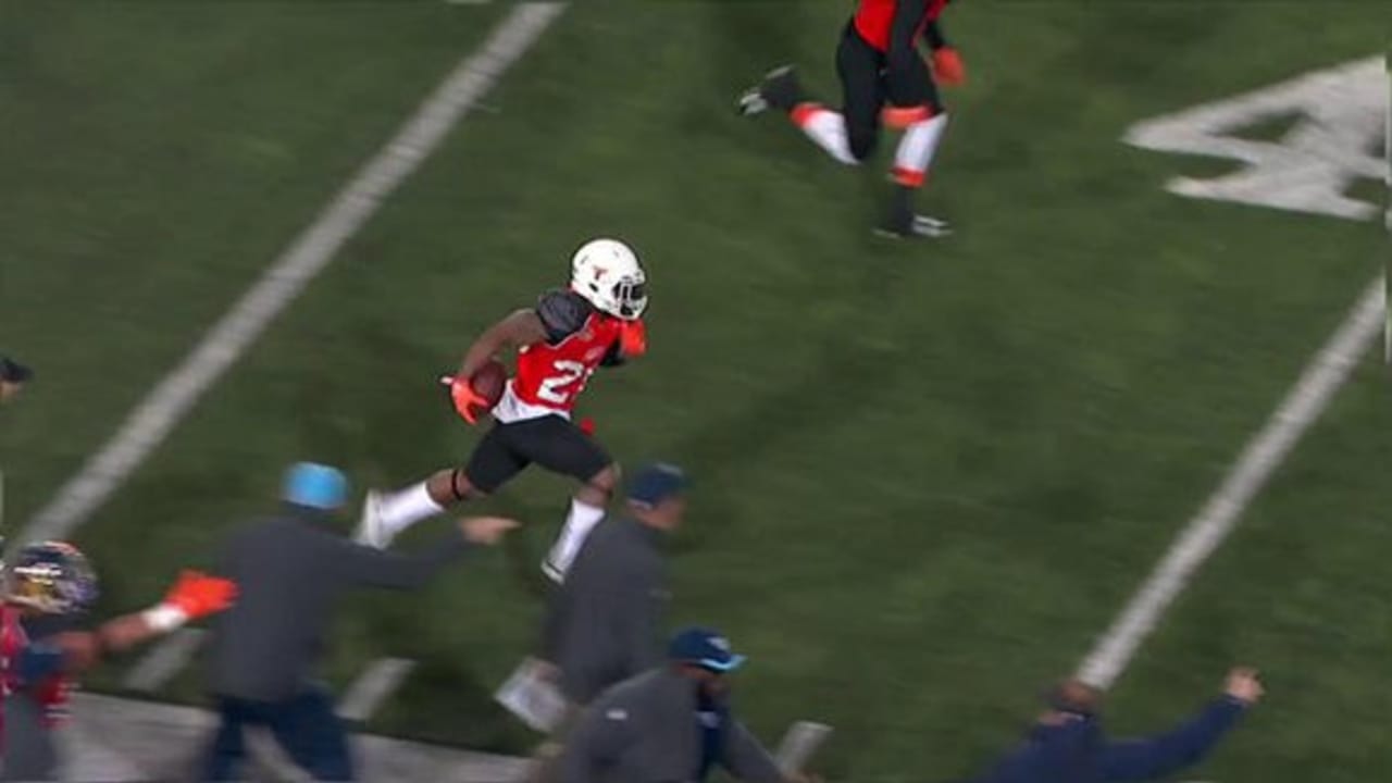 Reese's Senior Bowl: Texas cornerback Quandre Diggs interception