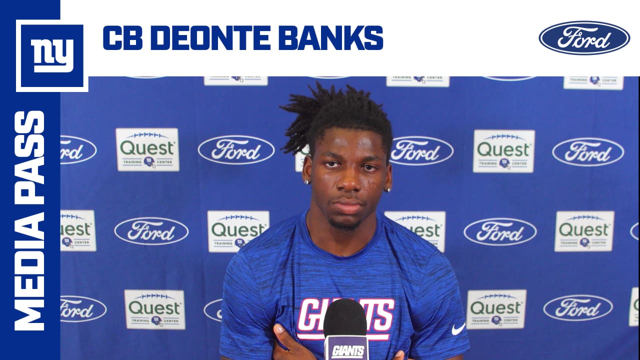 CB Deonte Banks on his first NFL training camp