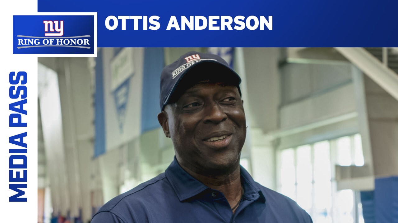 Ottis Anderson on joining Giants Ring of Honor