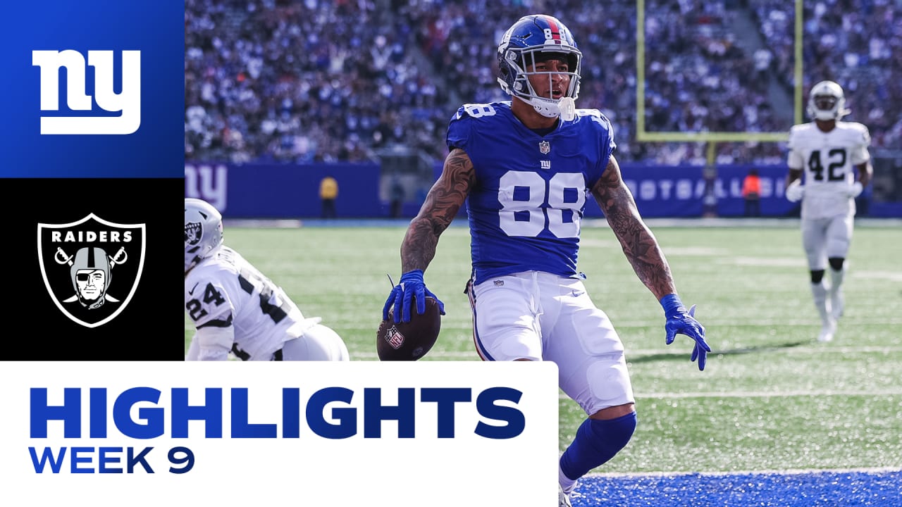 Highlights: New York Giants 23, Las Vegas Raiders 16