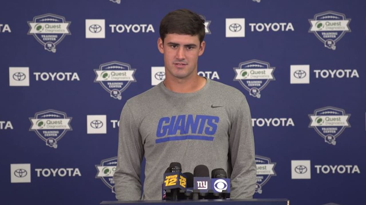 QB Daniel Jones on his role at Training Camp