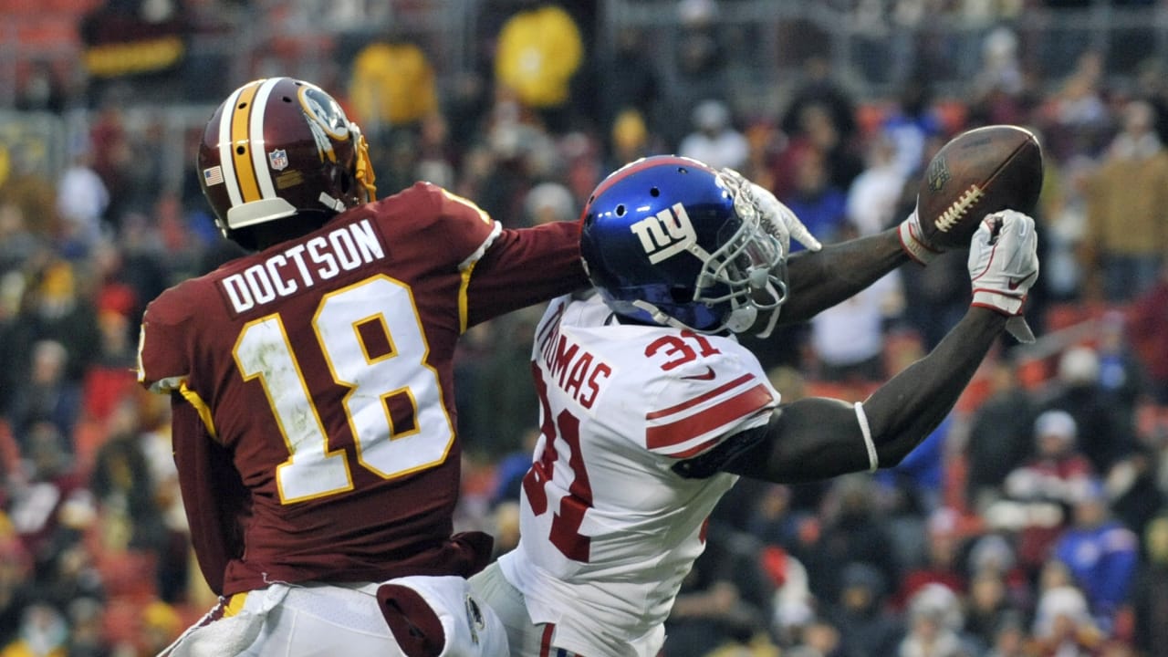 Michael Thomas makes full extension to pick off Johnson