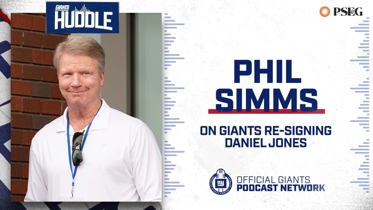 Giants Huddle | Phil Simms on Daniel Jones Re-Signing with Giants