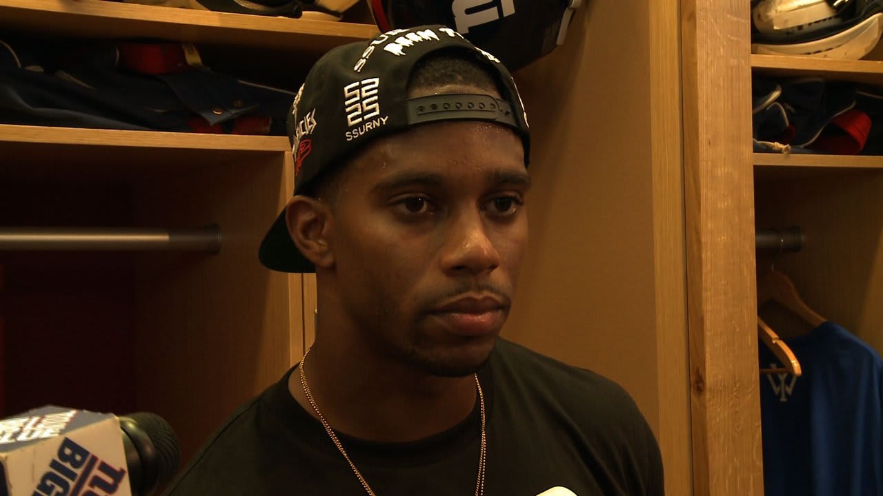 WR Victor Cruz after Monday's practice