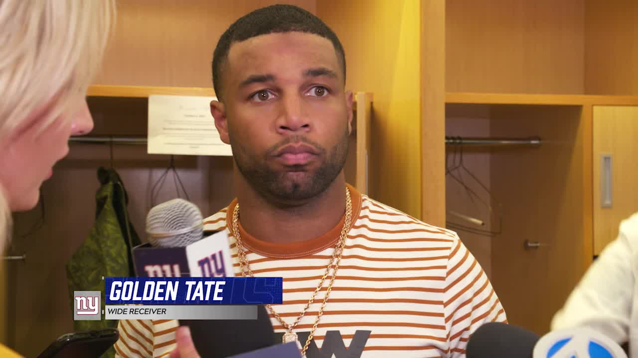 Golden Tate discusses his Giants debut