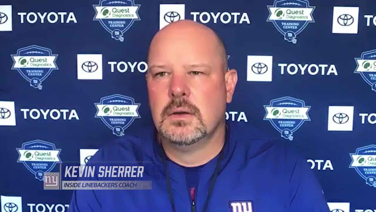 ILB Coach Kevin Sherrer on young group of inside linebackers