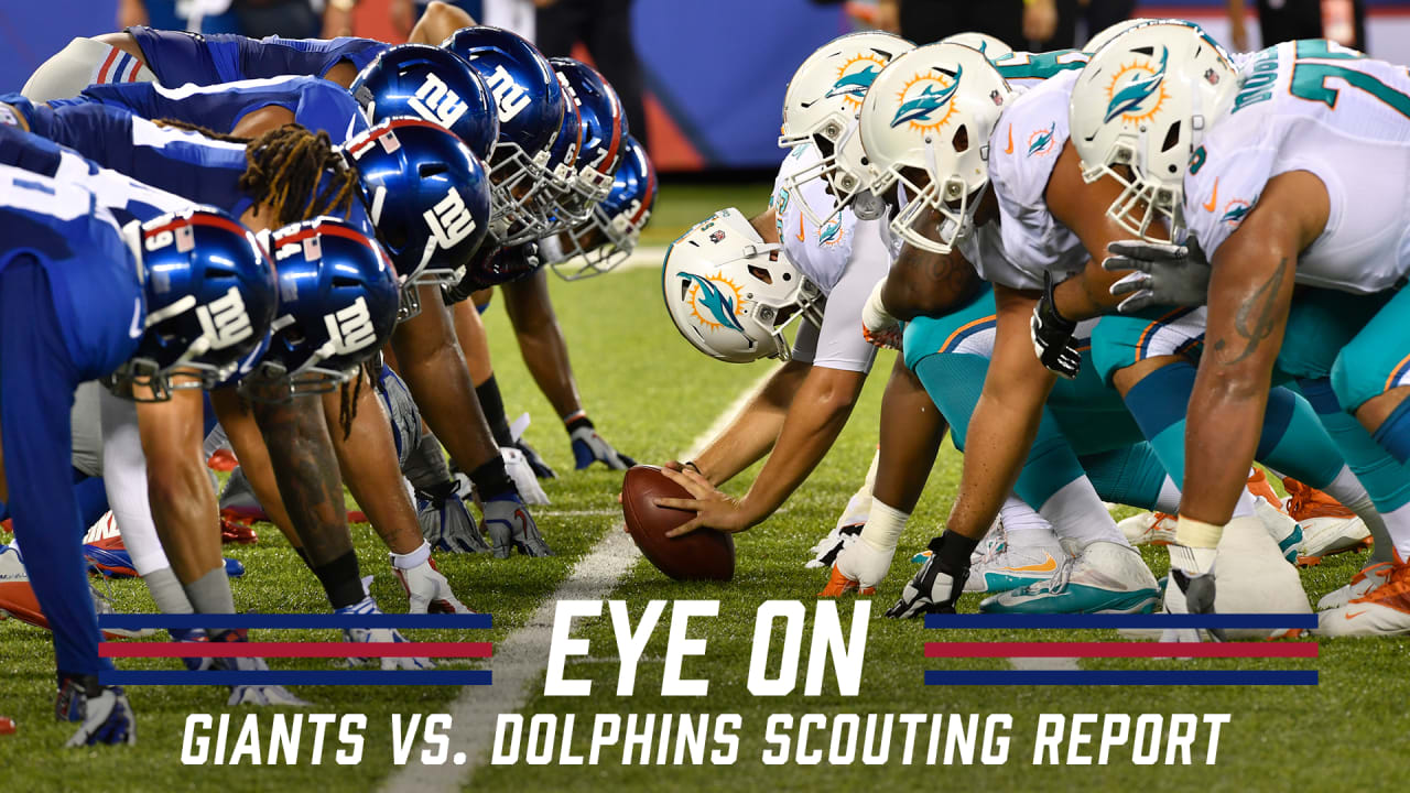 New York Giants vs. Miami Dolphins Scouting Report - 2019 Week 15
