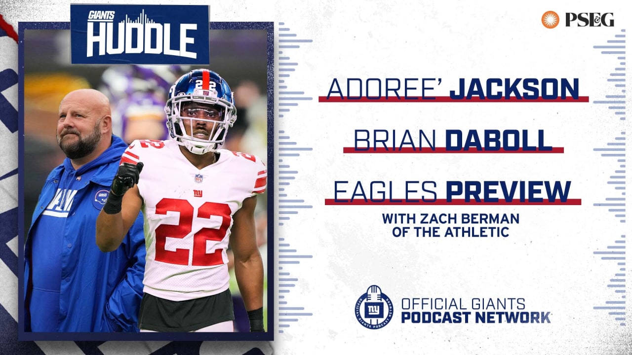 Giants Huddle | Adoree' Jackson previews Divisional Round matchup vs. Eagles