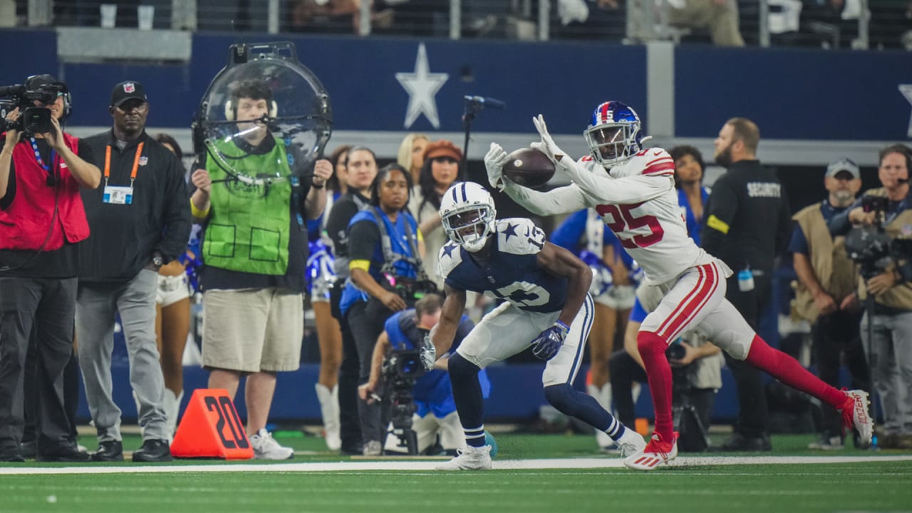 Rodarius Williams intercepts Dak Prescott | Giants vs. Cowboys Highlights