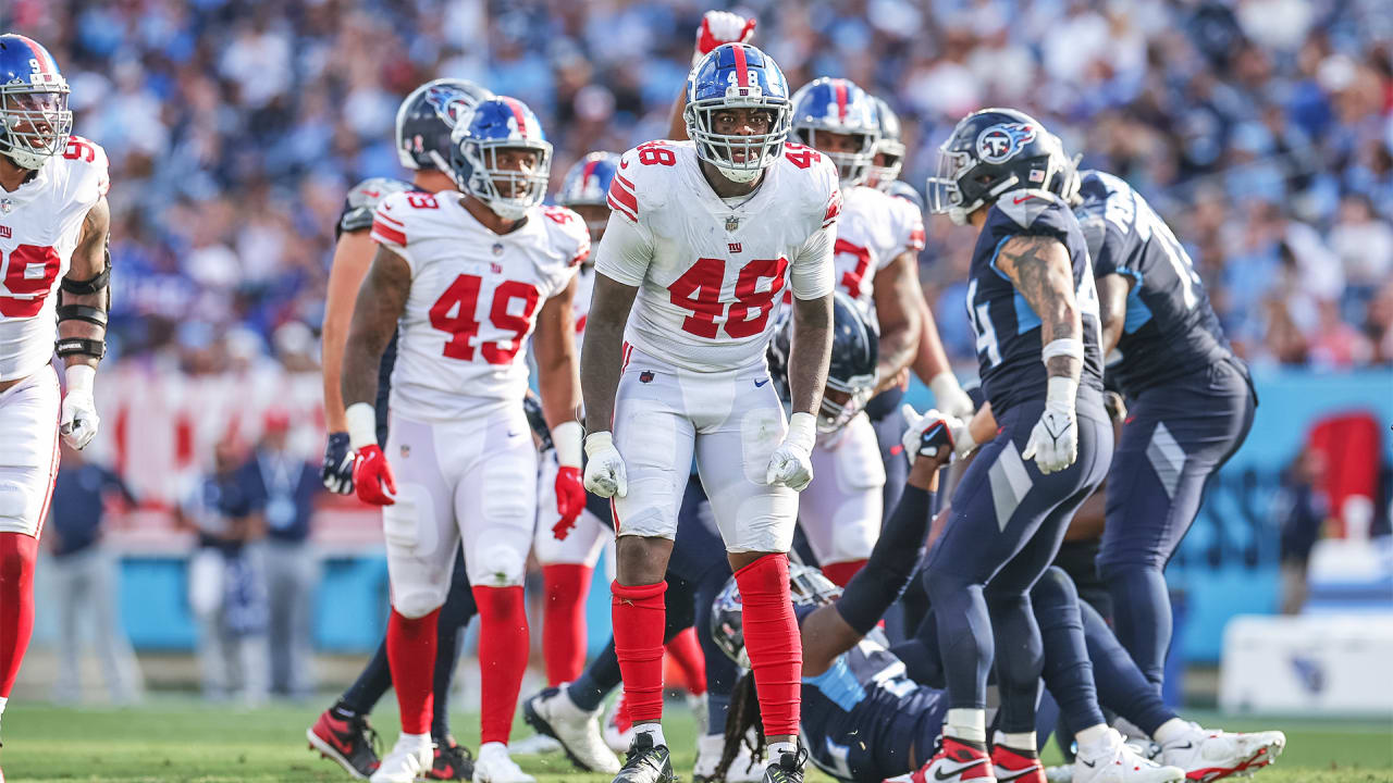 Giants defense gets third-down stop on Derrick Henry | Giants vs ...