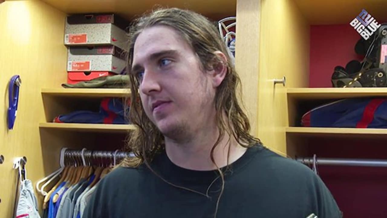 OL Chad Wheeler discusses how he's improved since joining Giants