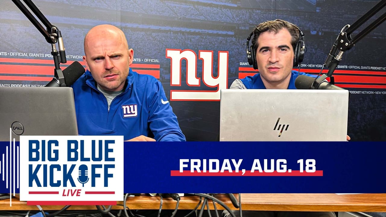 Big Blue Kickoff Live 8/18 | Giants vs Panthers Expectations