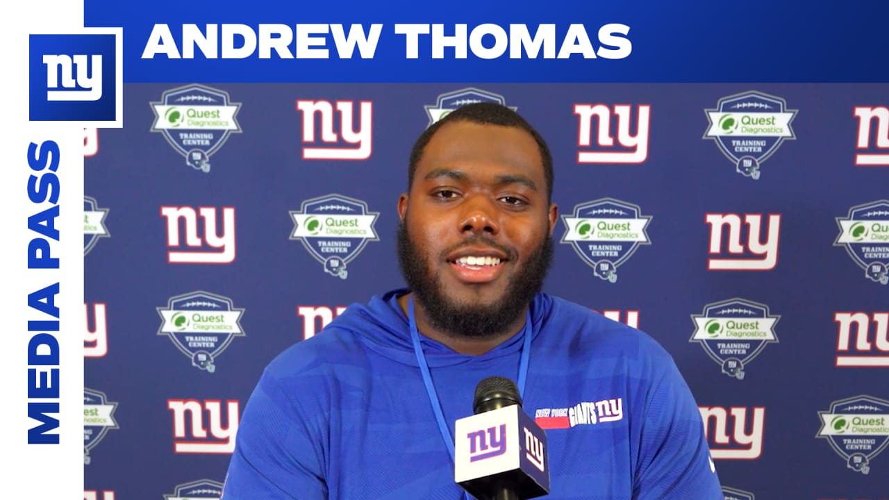 OT Andrew Thomas on what he learned from rookie season